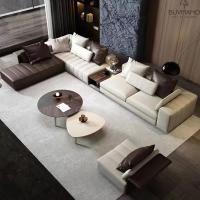 China OEM/ODM CUSTOMIZED RESORT VILLA VELVET UPHOLSTERED SECTIONAL FURNITURE COLLECTION SETS WITH SOLID WOOD/PLYWOOD IN CHINA,GUANGZHOU for sale