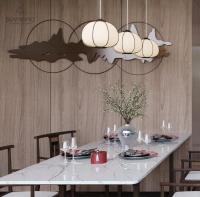 China SANDALWOOD CHERRY VILLA HOUSE FURNITURE LOUNGE DINING SET SS304 for sale