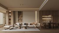China OEM/ODM CUSTOMIZED LIVING ROOM FURNITURE COLLECTION SOLUTION SETS WITH SOLID WOOD FOR VILLA for sale