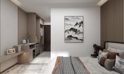 China Laminate Lacquer Apartment Furniture Sets HDF Small Apt Furniture for sale