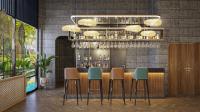 China Custom Solid Wood Frame Furniture Lavish Retreats Commercial Club Furniture for sale