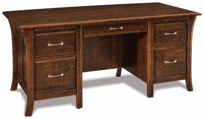 China OEM/ODM Custom China Manufacture Classic Style Personal Desk/Table with solid wood frame, 4 legs for sale