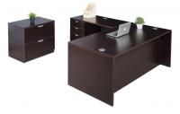 China OEM/ODM Custom China Manufacture Classic Style Personal Desk/Table with solid wood frame, 4 legs for sale