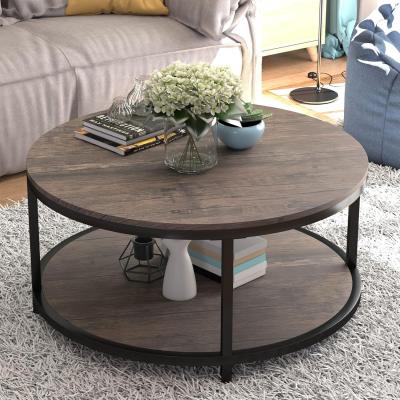 China Customizable Manufactured Solid Wood Frame Sectional Coffee Table for Modern Living for sale