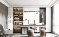 China CUSTOM MODERN HOME OFFICE FURNITURE CRAFTED WITH PREMIUM WOOD, METAL AND MARBLE, FEATURING FINE WORKMANSHIP FOR CONTEMPORARY STUDY ROOMS. DURABLE, STYLISH DESKS & CABINETS ELEVATE YOUR WORKSPACE PERFE for sale