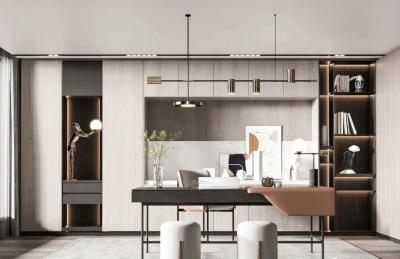 China OEM/ODM HIGH-END CUSTOM EXECUTIVE DESK MADE WITH SOLID WOOD, LEATHER AND METAL, BUILT WITH PRECISE CRAFTSMANSHIP. PERFECT FOR MODERN HOME OFFICES, COMBINING FUNCTIONALITY WITH SLEEK for sale