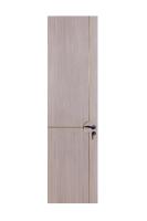 China OEM/ODM CUSTOM QUIET LUXURY INTERIOR DOORS | MATTE, TALL CEILING HEIGHT DESIGNS COMPLETE COLLECTION MINIMALIST BLACK BAR HANDLE VERTICAL CHAMPAGNE ACCENT STRIP, WOOD & BRASS ACCENT OPTIONS for sale