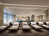 China NEW CHINESE LUXURY HOTEL INTERIOR DESIGN | PRIVATE DINING ROOM, SPA MASSAGE ROOM & INDOOR LEISURE LOUNGE WITH CUSTOM ORIENTAL ART DECORATION & NATURAL WOOD FINISHES for sale