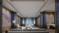 China NEW CHINESE LUXURY HOTEL INTERIOR DESIGN | PRIVATE DINING ROOM, SPA MASSAGE ROOM & INDOOR LEISURE LOUNGE WITH CUSTOM ORIENTAL ART DECORATION & NATURAL WOOD FINISHES for sale