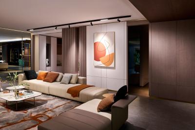 China CHINA FURNITURE MANUFACTURER WHOLE HOUSE INTERIOR DESIGN PROJECT | INTEGRATED FIXED CUSTOM FURNITURE & COMPLETE MOVABLE LIVING STUDY ROOM FURNITURE SUPPLY for sale
