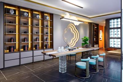 China OEM/ODM CUSTOM MULTI-REGION ADAPTABLE LUXURY ASIAN STYLE INTERIOR FURNISHING | CUSTOM FIXED WOOD WALL CABINET & MATCHING MOVABLE TEA TABLE SOFA FOR GLOBAL HOME RENOVATION PROJECTS IN CHINA FURNITURE for sale