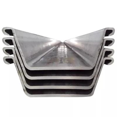 China Hot Rolled Carbon Steel Sy295 Sy390 Sheet Pile Type 3 Type 4 for sale