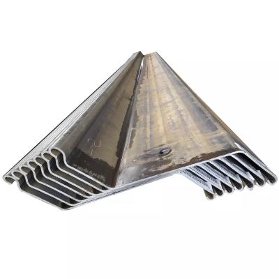 China Q235 Q345 Z Type Steel Sheet Pile Hot Rolled 6 - 25mm Thickness for sale