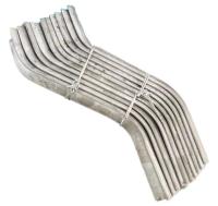 China Industrial Auxiliary Boiler Tube Shields Antierosion HDG SS304 for sale