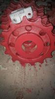 China Casting Iron Chain Grate Sprocket Wheel Flameproof Erosion Resistance for sale