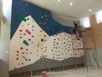 China Adults Boulder Climbing Wall Playground Overhang Indoor Bouldering Wall for sale