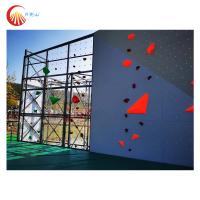China Campsite Rock Climbing Volumes Resin Material Customized Size for sale