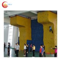 China Indoor Kids Climbing Wall Trampoline Park Treadwall Rock Climbing Customized for sale