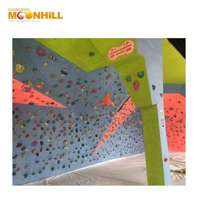 China Children Indoor Climbing Wall Reinforced Fiberglass 1.2*2.4m For Shopping Mall for sale