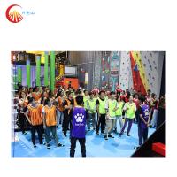 China Indoor Sports Kids Climbing Wall Inflatables Obatacle Course Adventure CE ROHS for sale