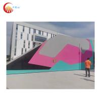 China Commercial Outdoor Climbing Wall Security Rock Wall Playground Equipment Anti UV for sale