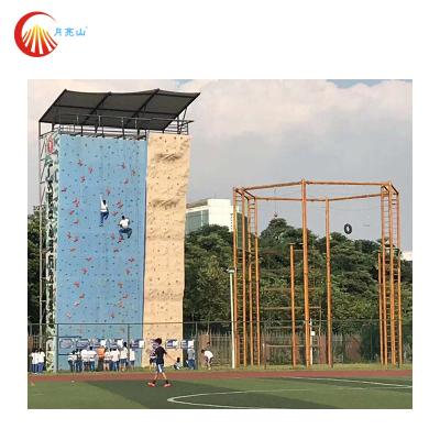 China Customized Outdoor Climbing Wall School Rock Climbing Walls Corrosion Resistant for sale
