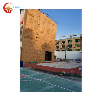 China Playground Park Outdoor Climbing Wall Equipment Anti UV Colourful Customized for sale