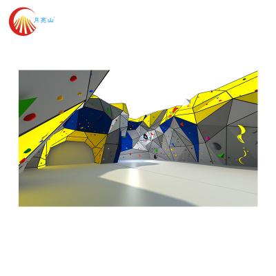 China Waterproof Boulder Climbing Wall Adventure Park Artificial Wall Climbing for sale