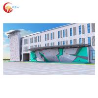China Colorful Outdoor Climbing Wall Frp Fiberglass Rock Climbing Training Board for sale