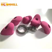 China Commercial Park Climbing Rock Holds ROHS Anti Corrosion With Screw Fittings for sale