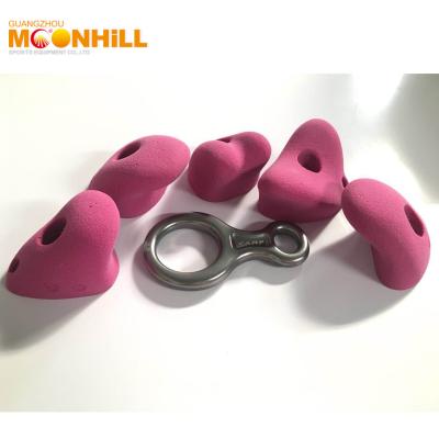 China Commercial Park Climbing Rock Holds ROHS Anti Corrosion With Screw Fittings for sale