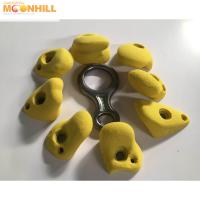 China Anti Skid Rock Climbing Holds PU Resin Climbing Wall Stones ROHS Approved for sale