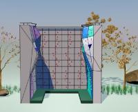 China Plywood Board Indoor Climbing Wall For Residential for sale
