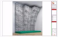 China High Safety Outdoor Climbing Wall With Excellent Weather Resistance No Inflatable for sale