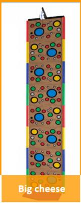 China 1 Year Warranty Multi Colored Fun Climbing Wall For 3-16 Age Group 1/1.2 Width for sale