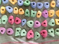 China Easy Installation Kids Climbing Wall Exciting Multi Color Lightweight for sale