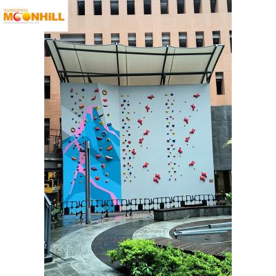 China Anti UV EN12572 Outdoor Climbing Wall For Trampoline Park for sale