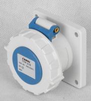 China Straight IP67 Outdoor Industrial Panel Mounted Receptacles /Sockets 16A,32A,63A,125A  2P+E, 3P+E 3P+N+E for sale