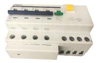 China White 63A D25 Three Phase Mini Circuit Breaker 4 Pole RCBO Residual / Overload Protection for sale