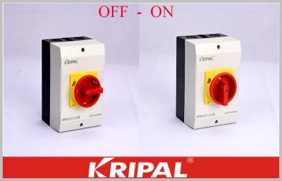China Disconnect Switch Off On 4P 40 Amp Rotary Isolator Switch Semko Good Appearance for sale