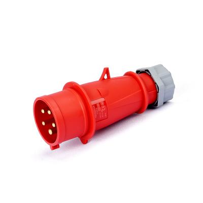 China 380V 415V Single Phase 32A IP44 Industrial Power Sockets for sale