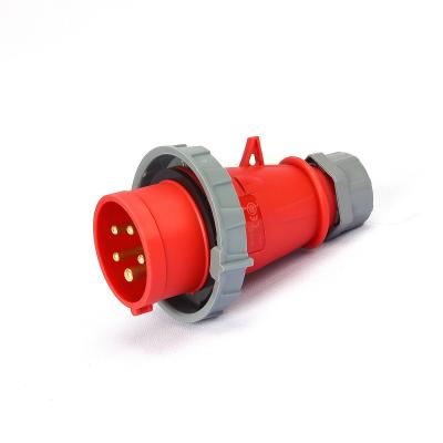 China IP44 400V 16A IEC Nickel Plated Contacts Industrial Plugs for sale
