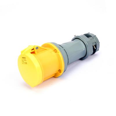 China IP44 63A Single Phase Waterproof  industrial Connector IEC Standard for sale