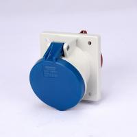 China 63A IP44 220v 6h Straight Durable Panel Mount Power Socket IEC Standard for sale
