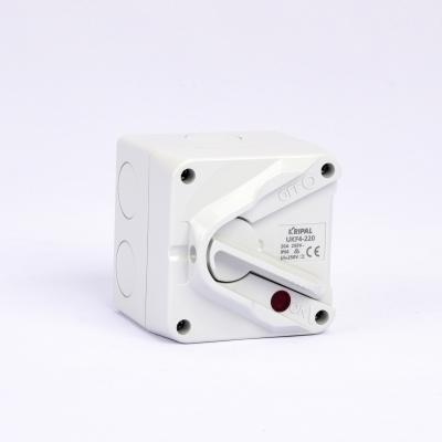 China IP66 1pole 20A Weatherproof Isolating Switch AS Standard Outdoor for sale