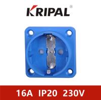 China 16A 230V IP20 industrial electrical german plug schuko socket outlet for sale