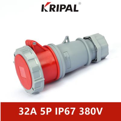 China 32A 380V IP67 Three Phase Industrial Connector With Lock IEC standard for sale