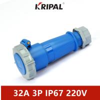 China IP67 16A 32A PC Industrial Three Phase Connector IEC Standard for sale