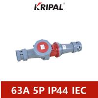 China 63A 380V industrial power supply waterproof plug connector combination for sale
