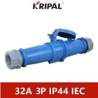 China IP44 32 Amp IEC Industrial plugs and connectors 3P 4P 5P waterproof for sale